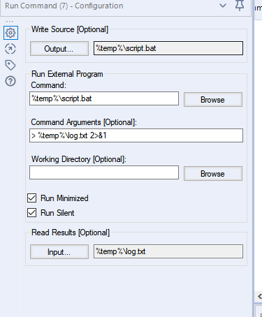 Solved: The external program "%temp%\script.bat" returned ... - Alteryx ...