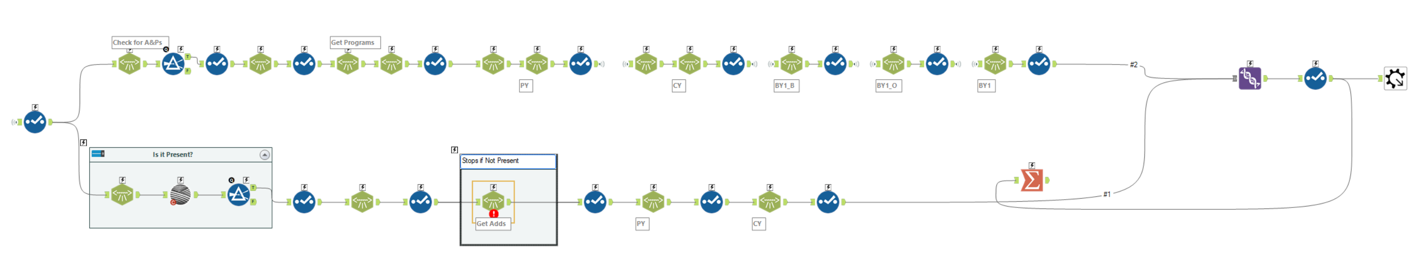 Solved: Macro/Workflow, How to Allow for Missing Field - Alteryx Community