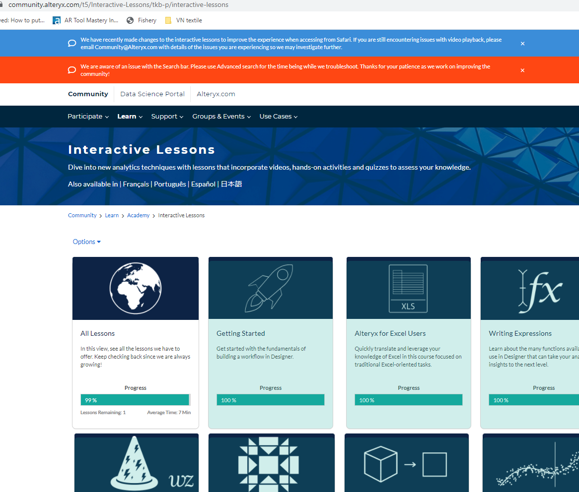 Solved: Interactive Try it Exercises - Where to Find? - Alteryx Community