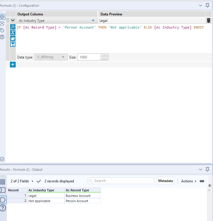 Solved: Changing records in one field based on another - Alteryx Community