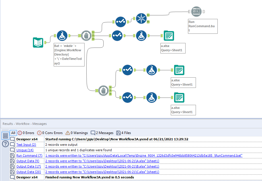 Solved Help Using Run Command Tool To Create A Folder Alteryx Community