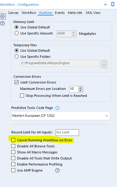 How To Load Alteryx Error Into Table - Alteryx Community