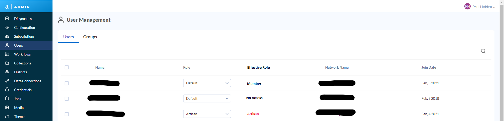 Show a users effective Role on the user page when ... - Alteryx Community