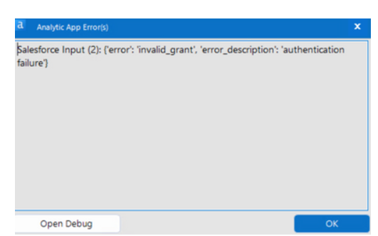 SalesForce dynamic connection - Alteryx Community
