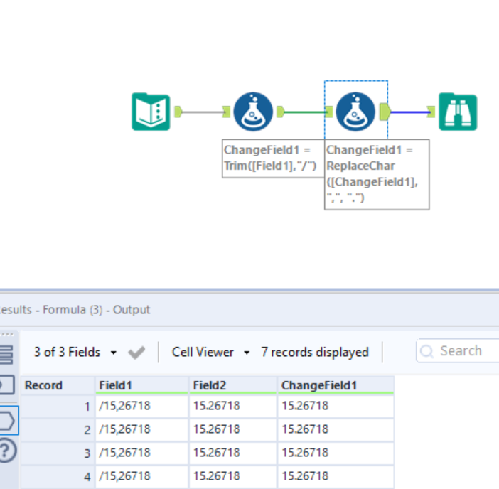 Solved: Replacing / and . in a column - Alteryx Community