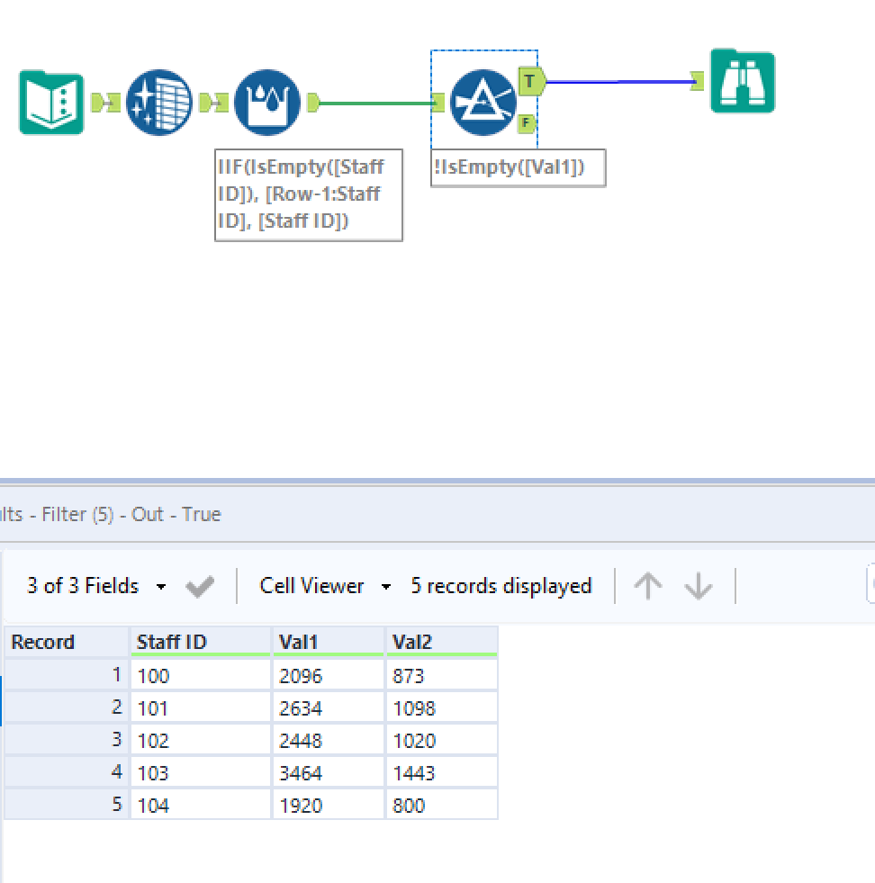 Solved Remove Empty Cells And Align Values Alteryx Community