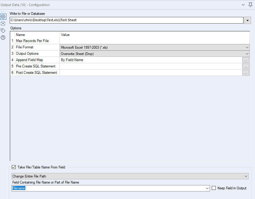 Xls Output File Alteryx Community 