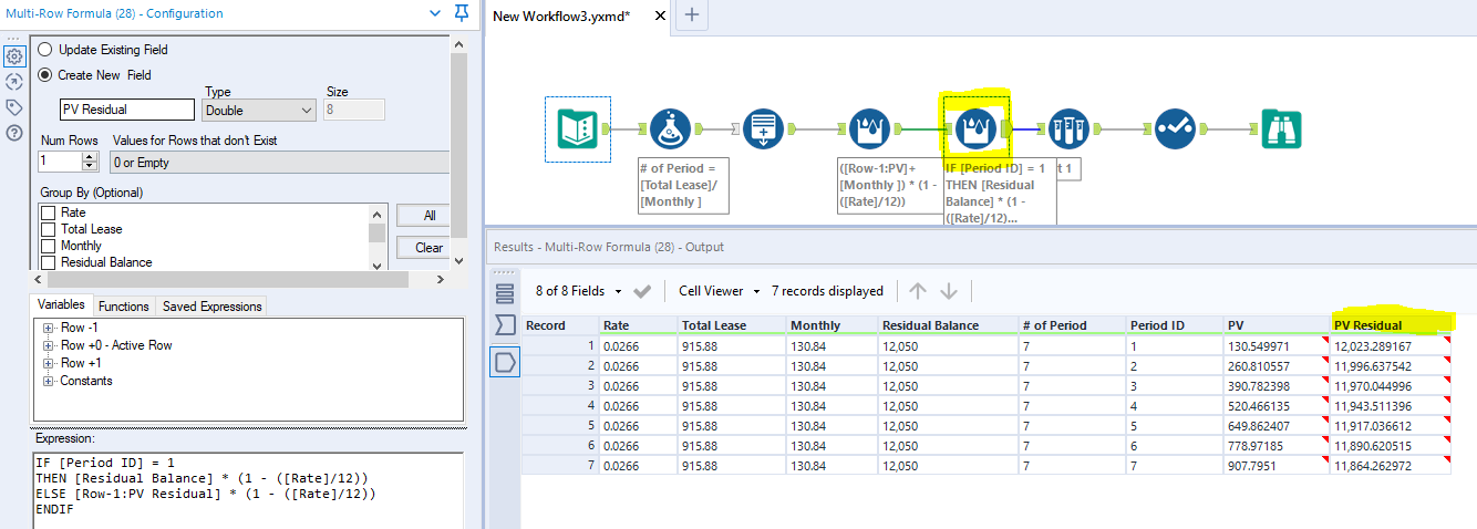 Solved: Replicate the PV excel formula in Alteryx - Alteryx Community