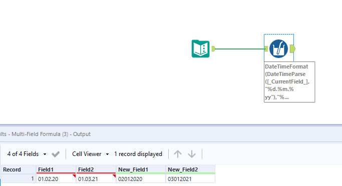 Solved: String to date using Multi Field Formula - Alteryx Community