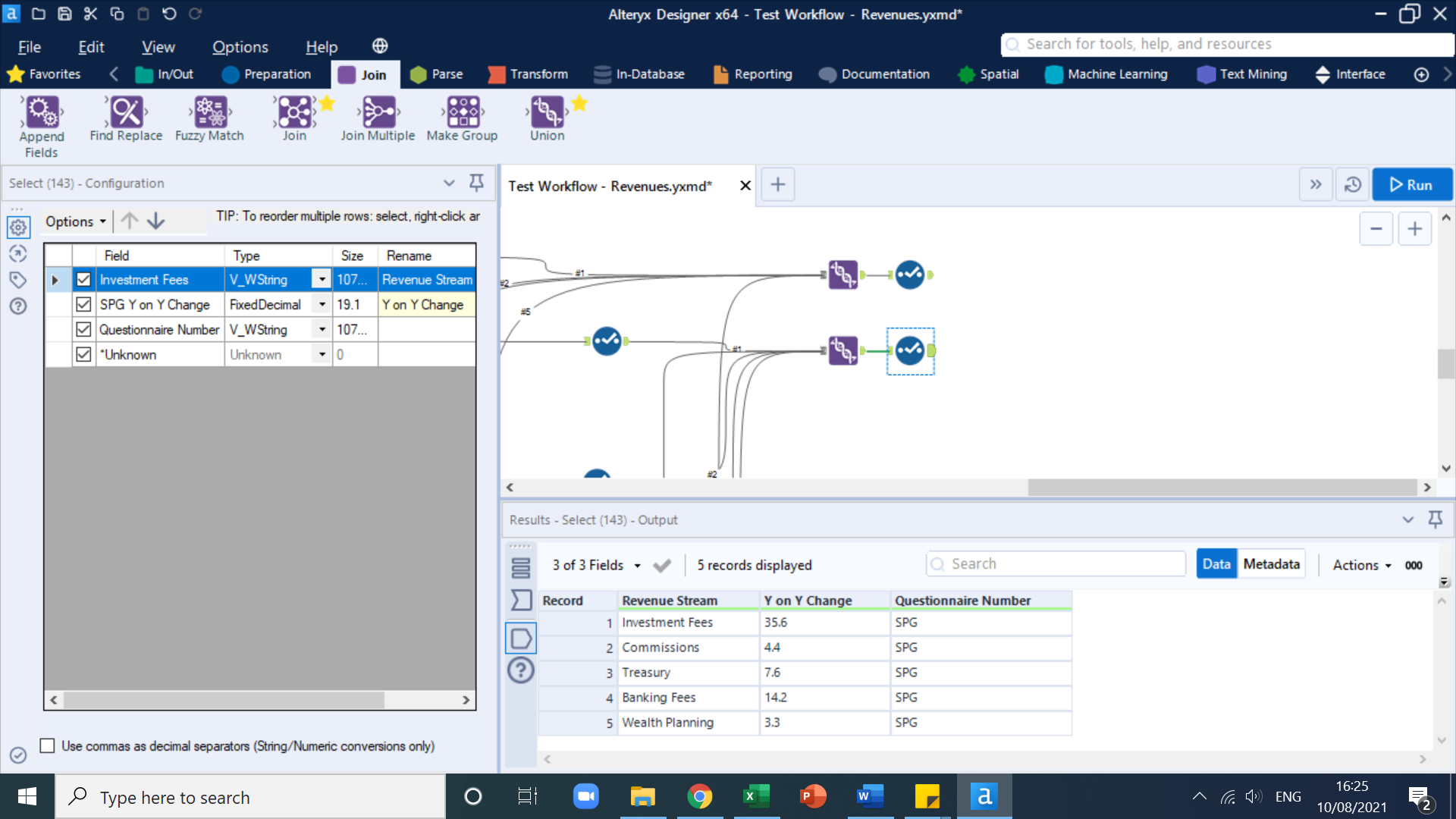 Solved Formatting Data In Table And Graph Alteryx Community