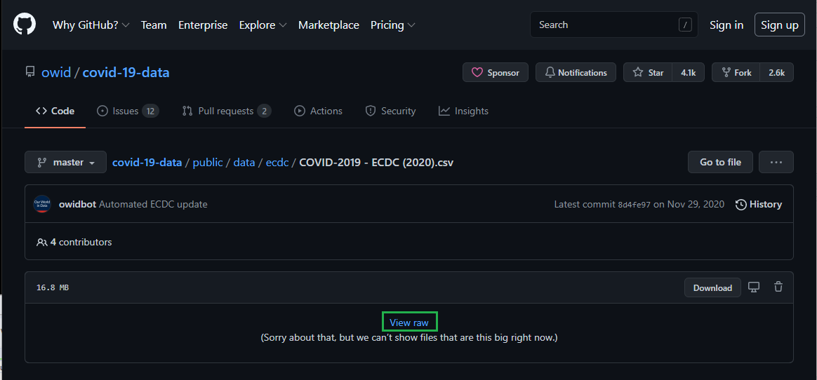 Connect to GitHub to download data files - Alteryx Community