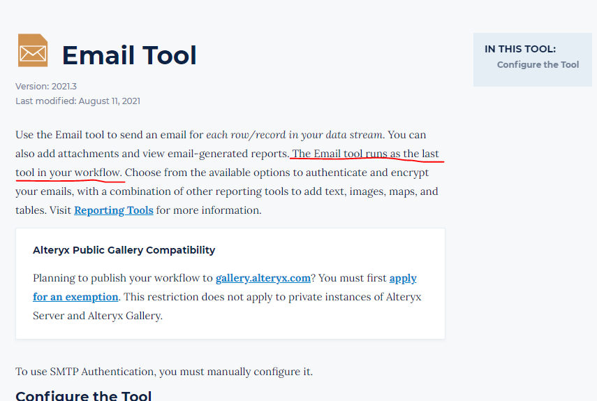 Solved: Send email using Block Until Done - Alteryx Community