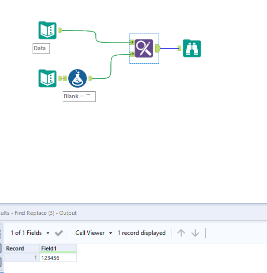 Solved: Find Replace Part of Field with Blanks - Alteryx Community
