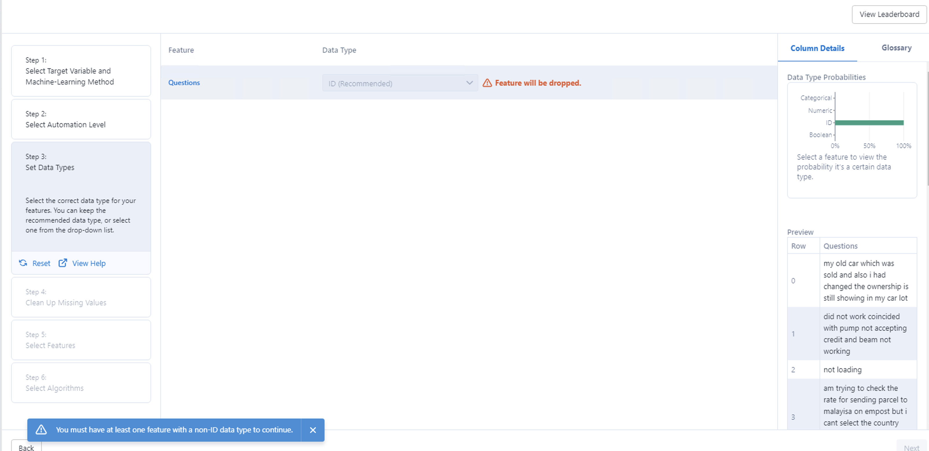 Model filed must be present on the model anchor in... - Alteryx Community
