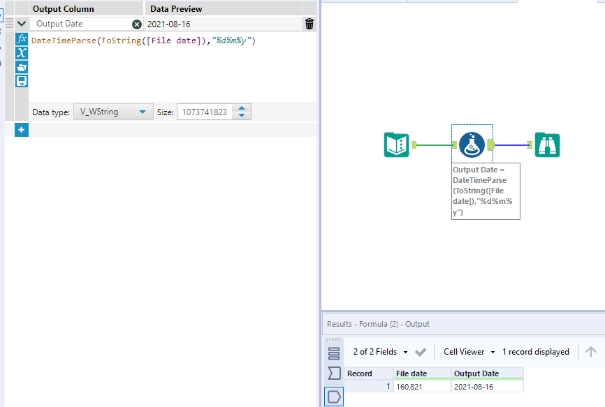 Solved: file name "ddmmyy" to Date Format - unusual date f... - Alteryx ...