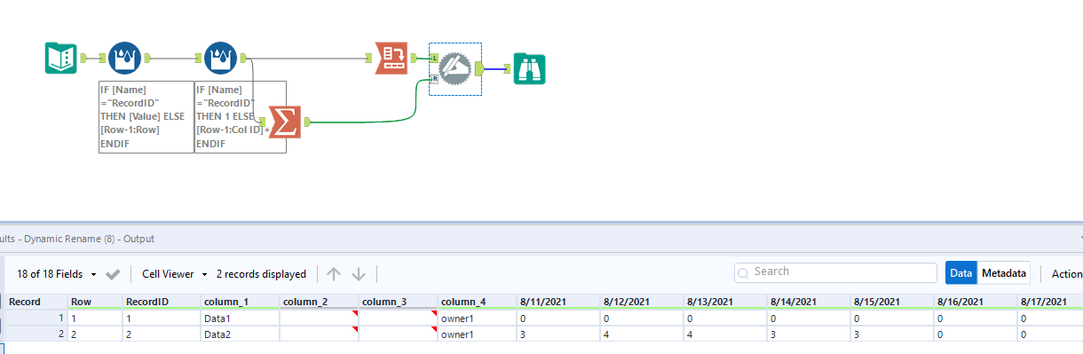 Solved: Cross Tab after Transpose - Alteryx Community
