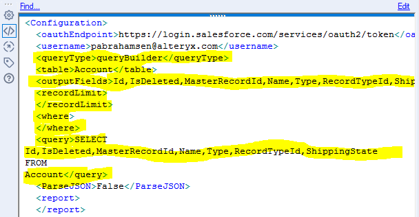 Solved: Salesforce input losing details when changing cred... - Alteryx Community