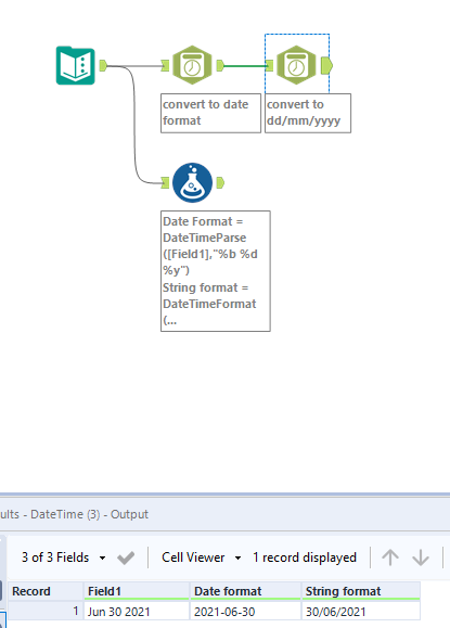 Solved: Date formatting (Converting Mon dd yyyy to dd/mm/y... - Alteryx ...