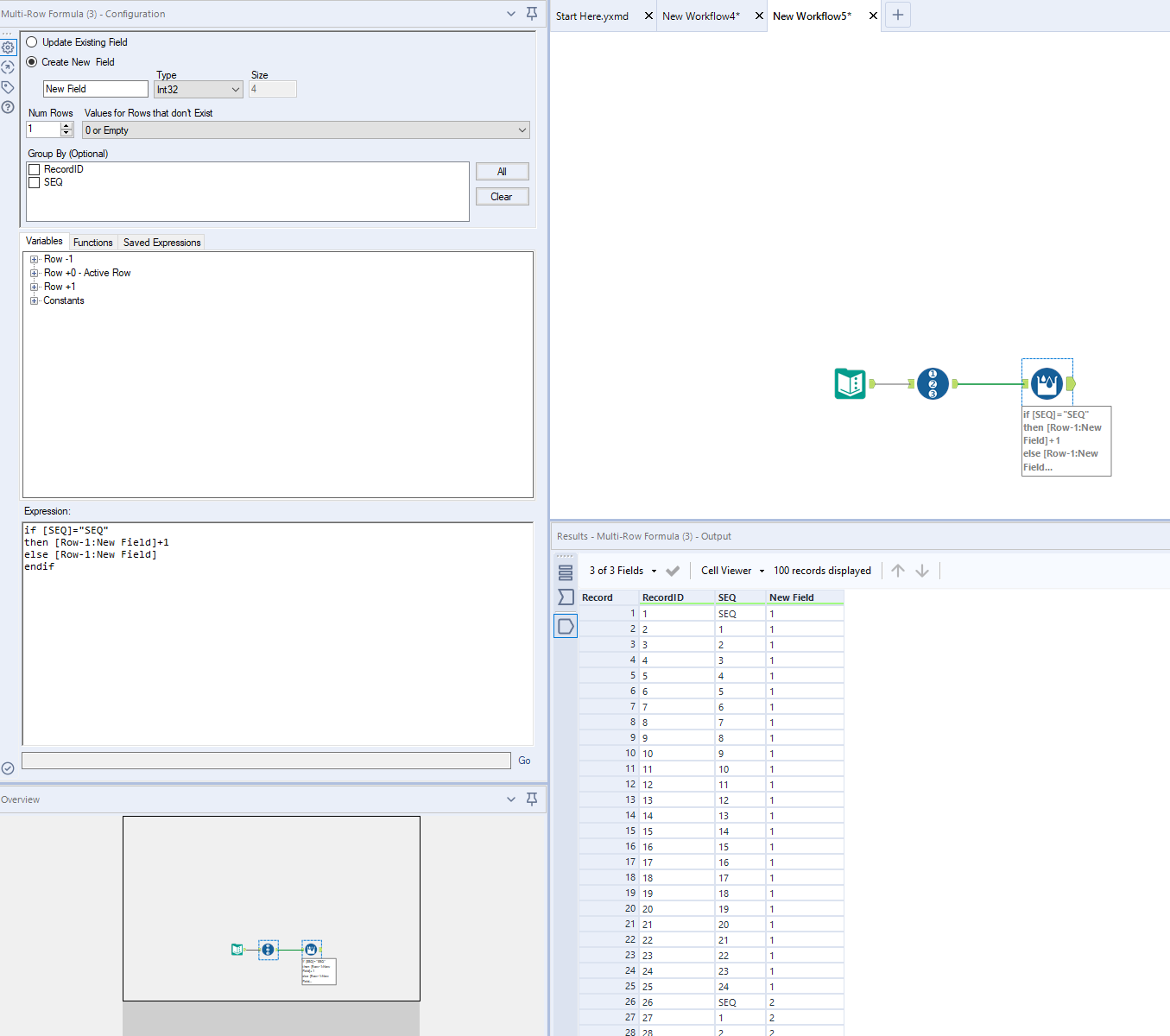 Solved: Simple multi row formula - Alteryx Community