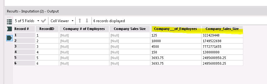 Solved: Imputation tool changes continuous variables to al... - Alteryx ...