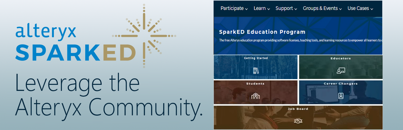 Join SparkED in the Alteryx Community to Inspire a... - Alteryx Community