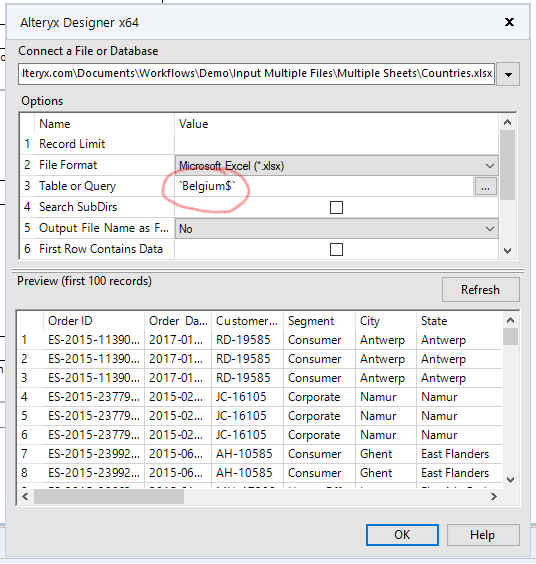 Dynamic File And Sheet Selection Alteryx Community