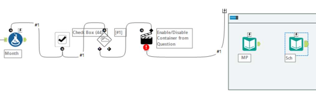 How to activate a tool container when a condition ... - Alteryx Community
