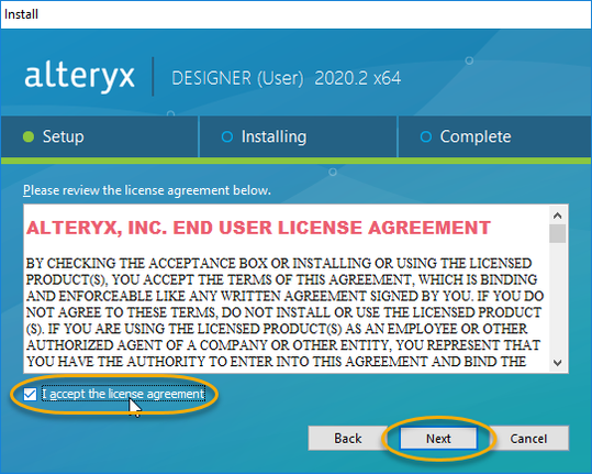 How to install Alteryx Designer