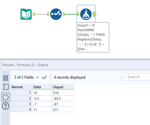 Solved: Negative value currency formatting - Alteryx Community