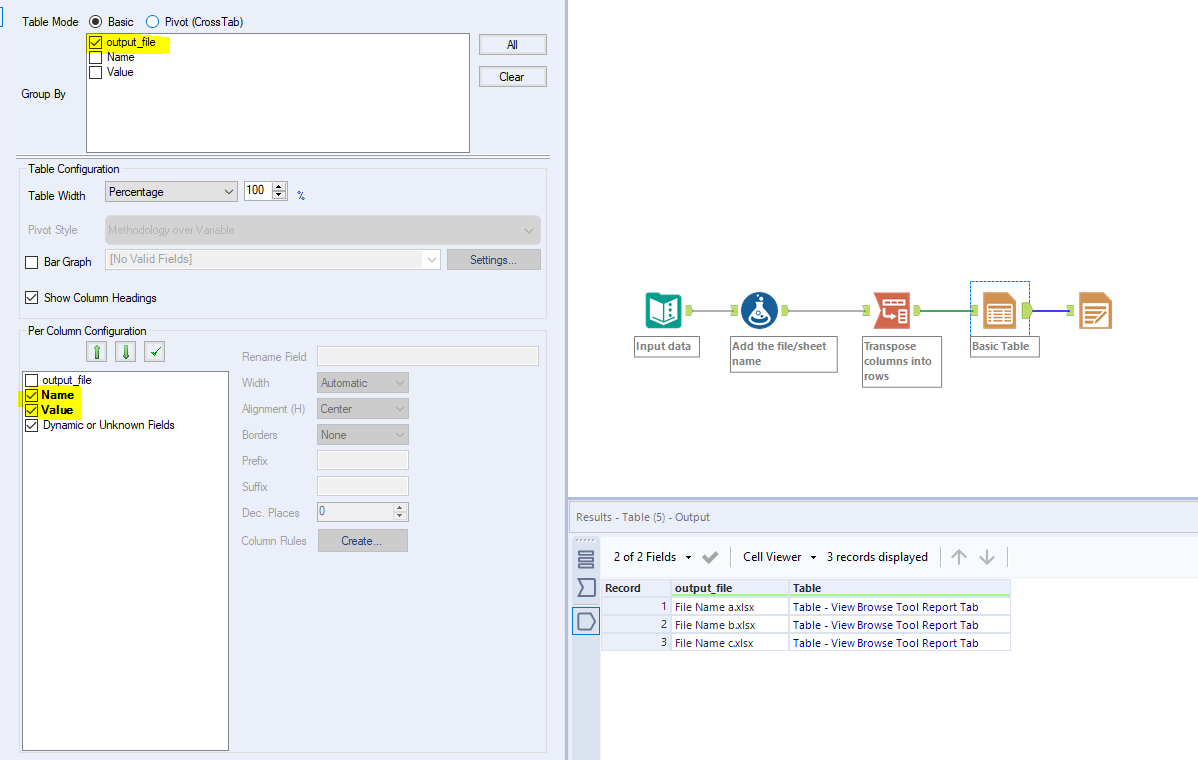 Solved: Create separate files from a Master excel file for... - Alteryx ...