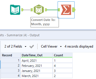 Sum a column based on month - Alteryx Community