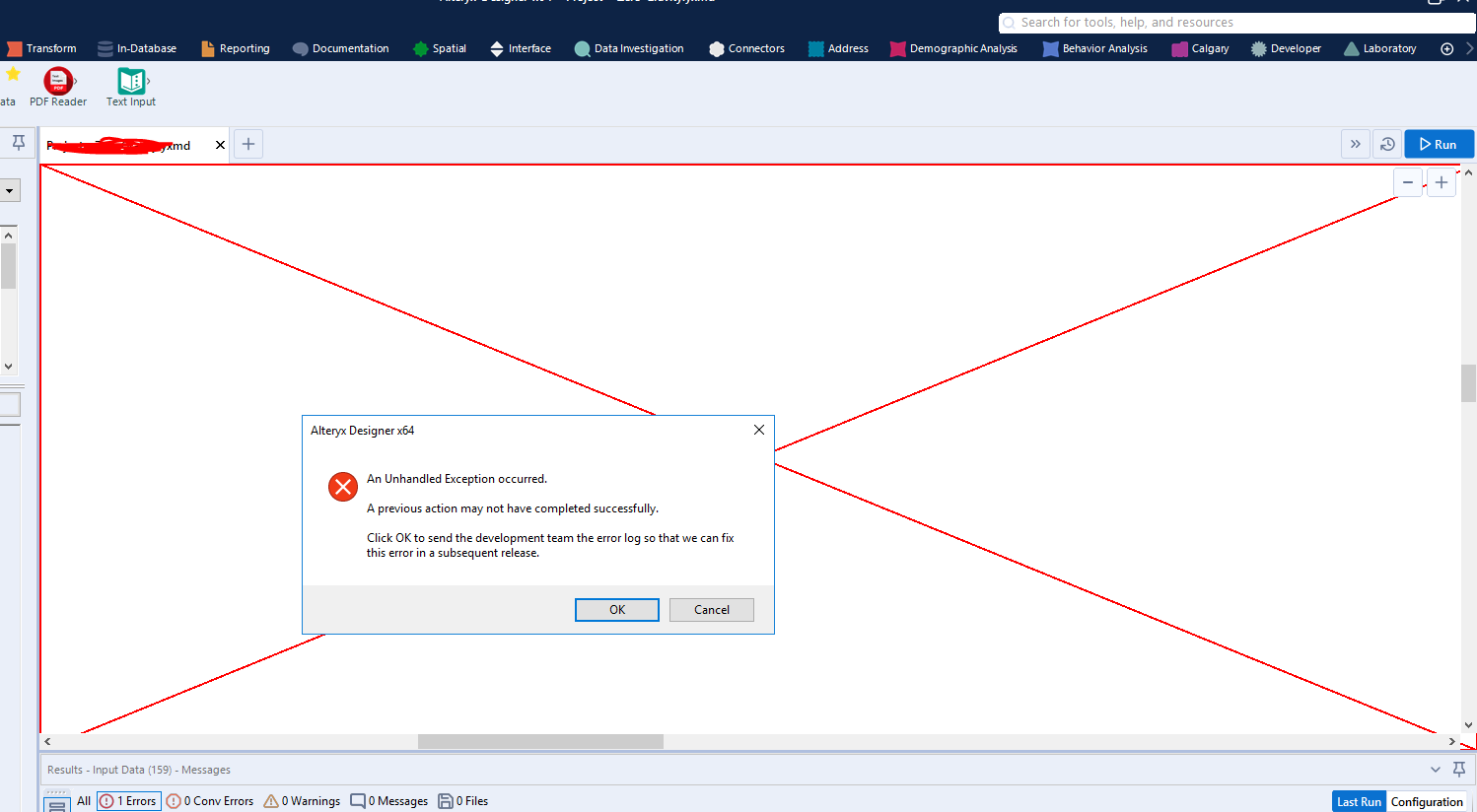 Alteryx Error - Alteryx Community