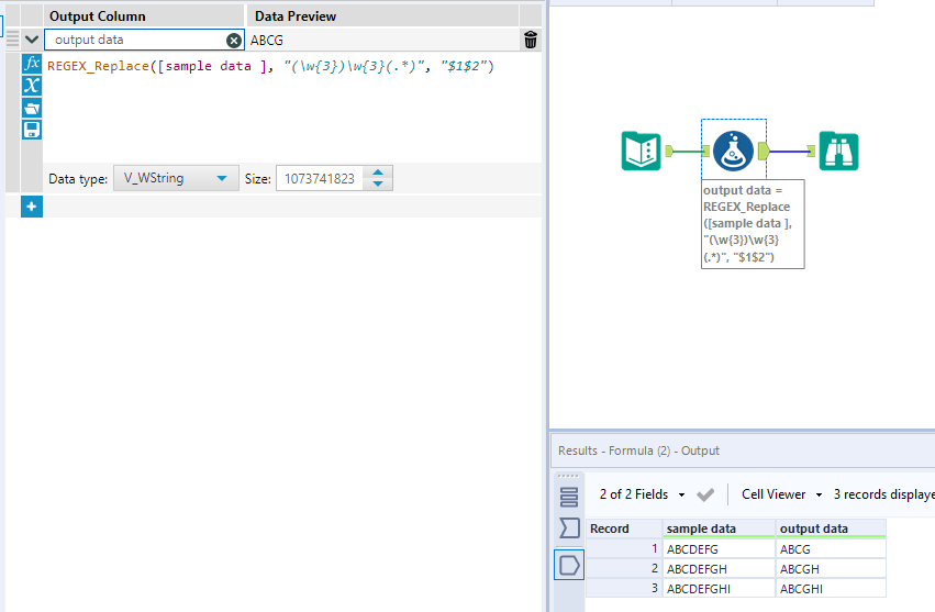 Solved: regex_replace with middle characters - Alteryx Community