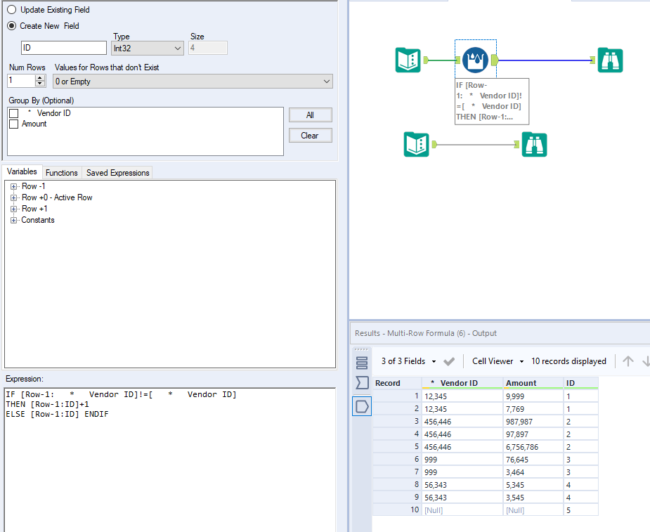Assign Unique Value based on Row Value and assign ... - Alteryx Community
