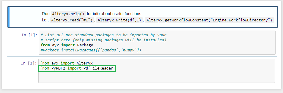 Solved: How to import Packages in Alteryx for Python Tool - Alteryx Community