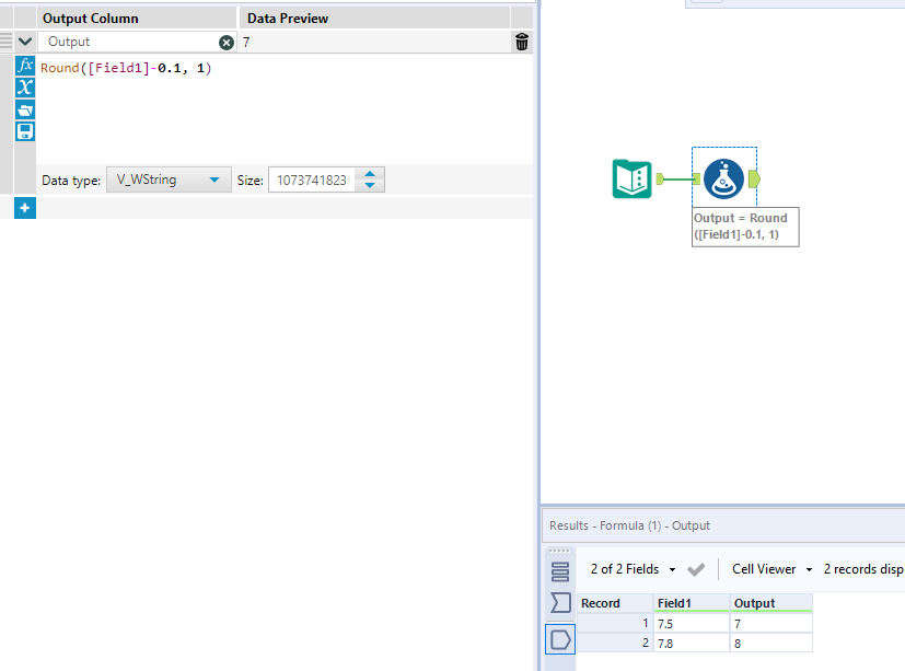 Solved: Rounding Down - Alteryx Community