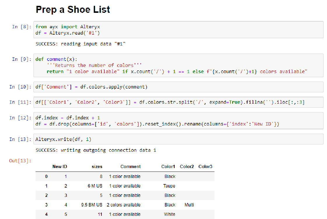 Challenge #289: Prep a Shoe List - Alteryx Community