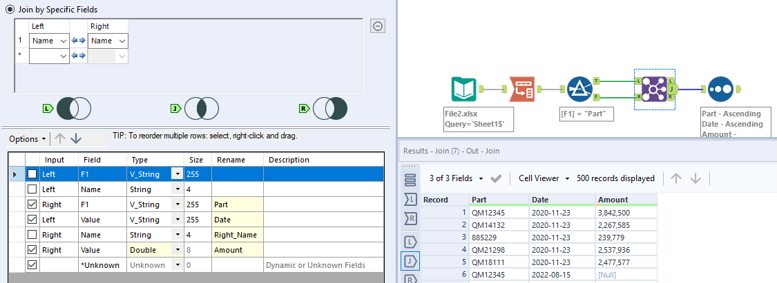 Changing date fields in header row in Alteryx Flow - Alteryx Community