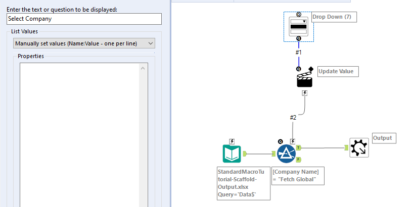 Solved: Standard Macro flow - no values populated in drop ... - Alteryx Community