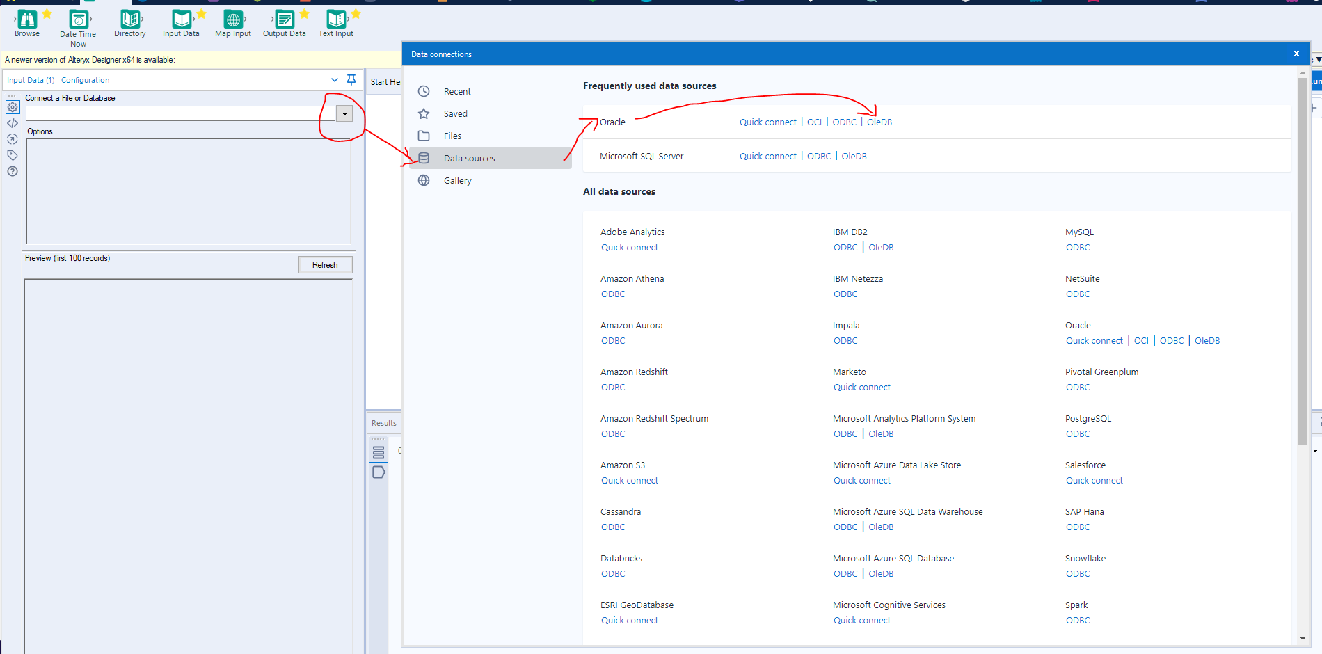 Connection To Oracle Alteryx Community 