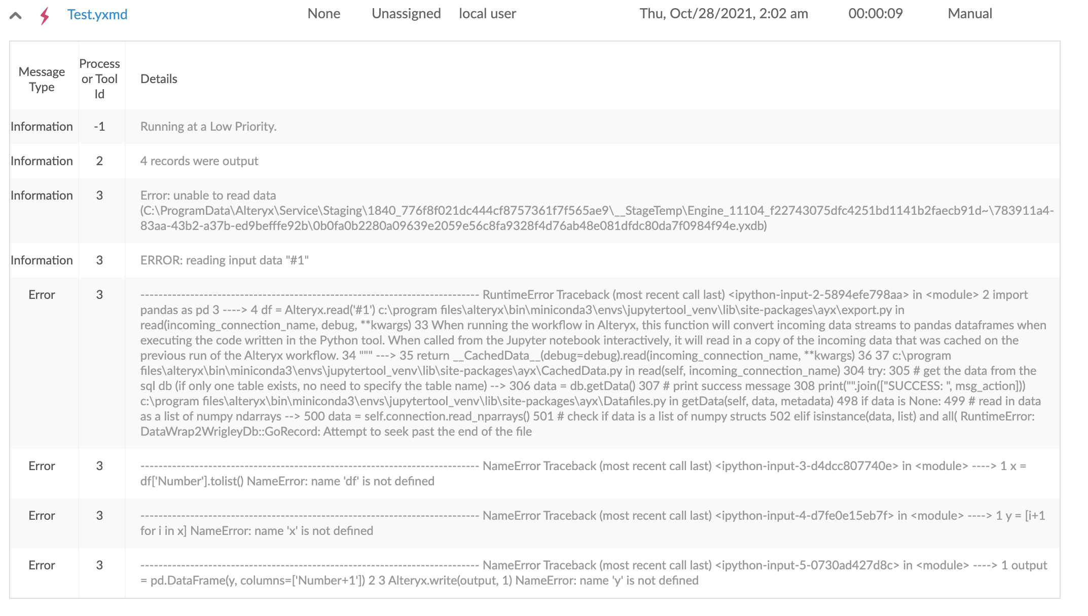 Python Tool Cannot Save To Gallery When Validate Alteryx Community