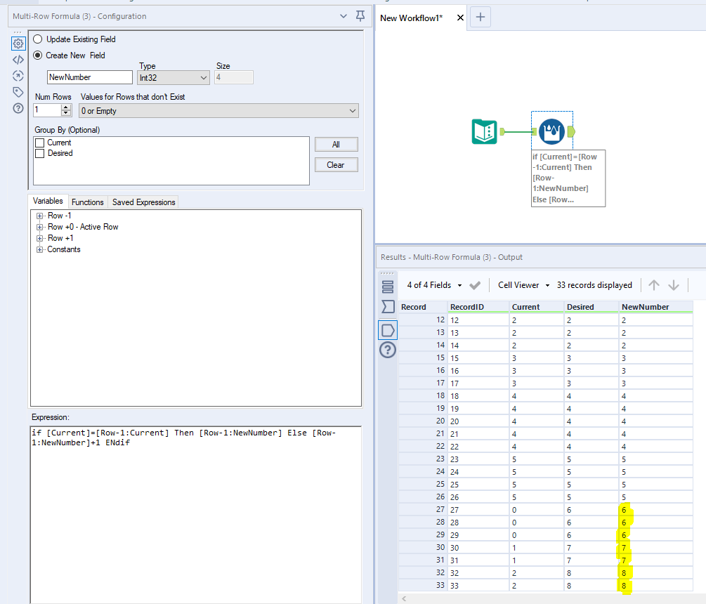 Solved: Unique Set of Numbers - Alteryx Community
