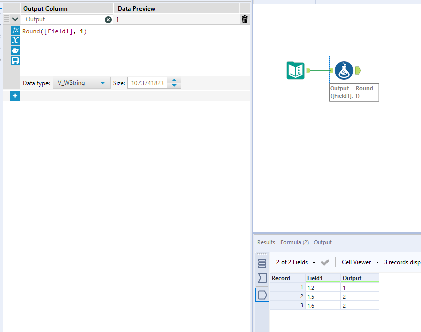 Rounding Decimal Values - Alteryx Community