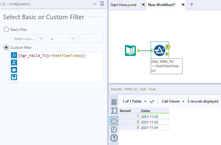 Filter a date - Alteryx Community