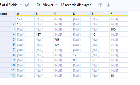 Solved: Keep only the first non-null value for each column - Alteryx ...