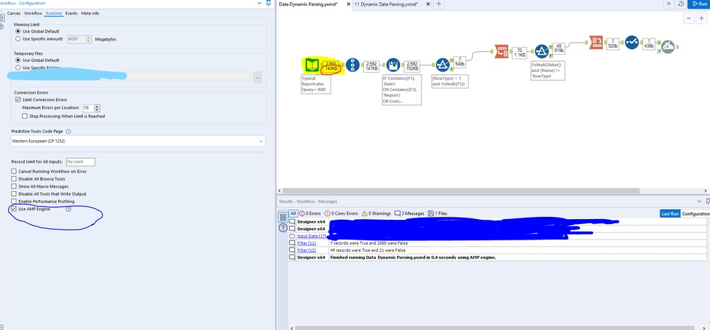 Using AMP engine - Alteryx Community