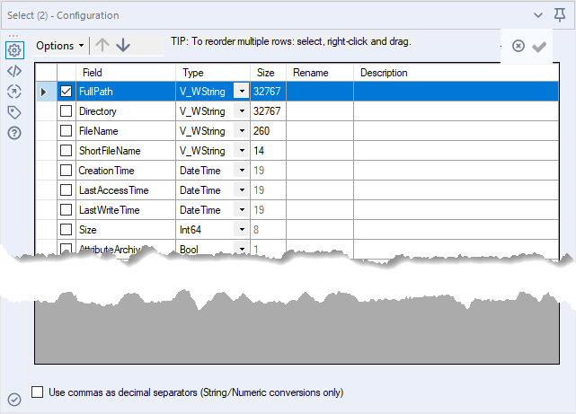 "Select Tool", Move select/deselect all - Alteryx Community