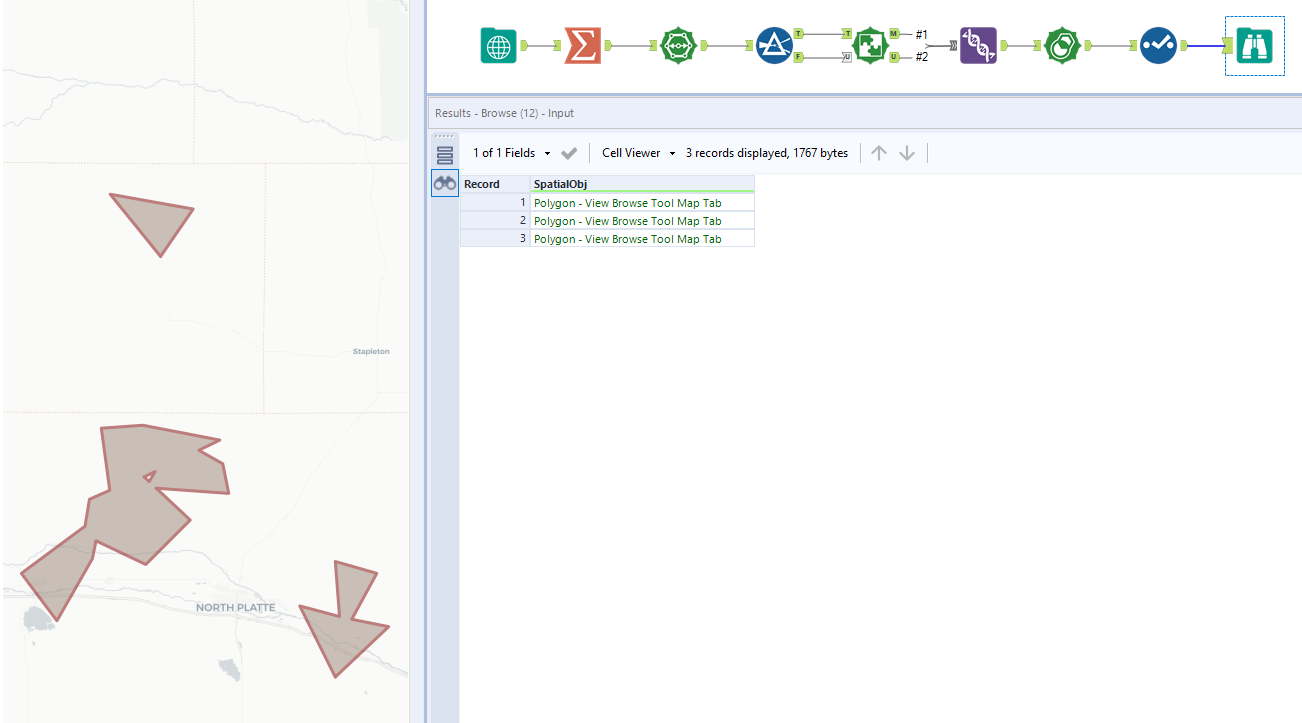 Solved: Combine overlapping continuous polygons into group... - Alteryx Community