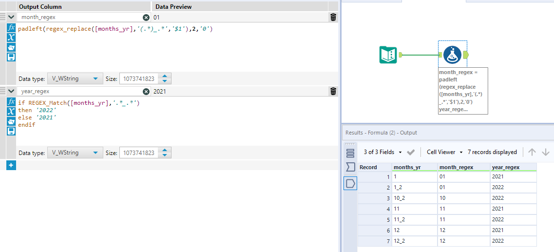 Solved: Regex expression to derive/calculate Month and Yea... - Alteryx Community