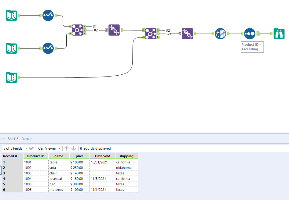 Solved: join then union creates null-how to merge? - Alteryx Community